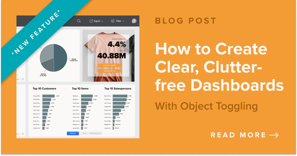 Transform Your Dashboards With TARGIT’s Object Toggling Feature