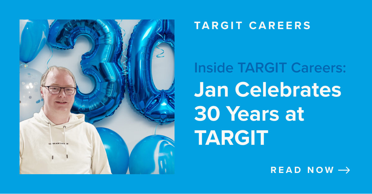 Inside TARGIT Careers: Jan Celebrates 30 Years at TARGIT