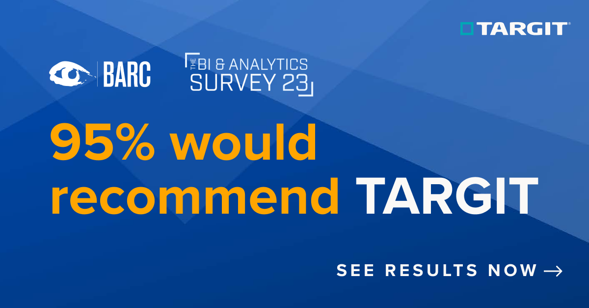 TARGIT in BARC's The BI & Analytics Survey 23