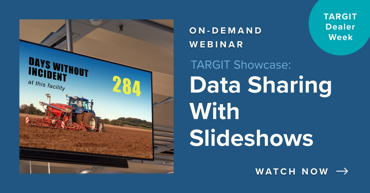 TARGIT Showcase: Data Sharing With Slideshows - TARGIT Webinar