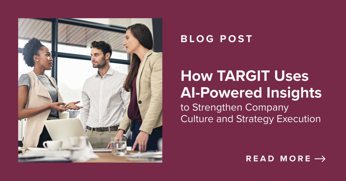 How TARGIT Uses AI-Powered Insights to Strengthen Company Culture